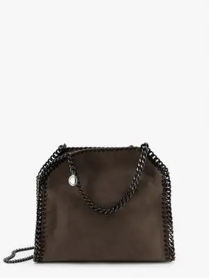 Stella McCartney Falabella Mini Velvet Bag - Brown