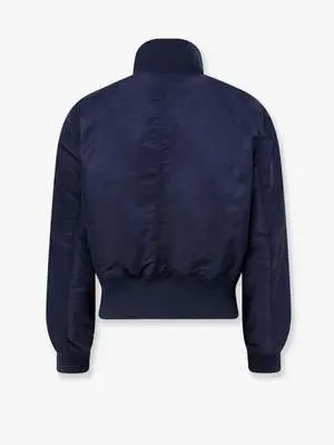 THE FRANKIE SHOP Cropped Nylon Bomber Jacket