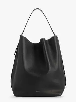 TOTEME Belted Leather Tote Shoulder Bag