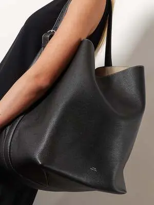 TOTEME Belted Leather Tote Shoulder Bag