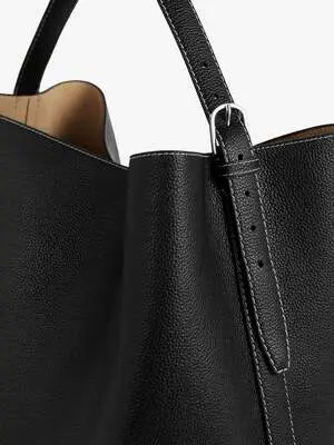 TOTEME Belted Leather Tote Shoulder Bag