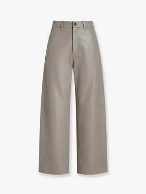ALYSI Leather Trousers