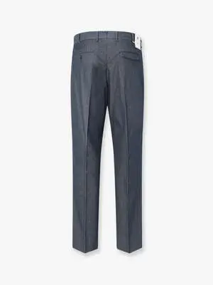 PT TORINO Michael Trousers In A Wool And Cotton Blend