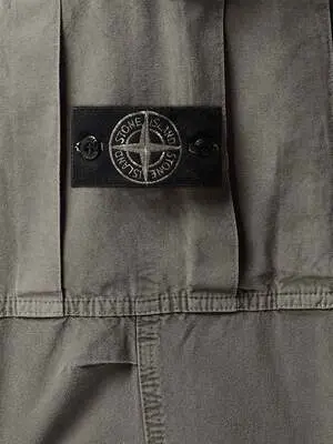Stone Island Cotton Blend Cargo Pants
