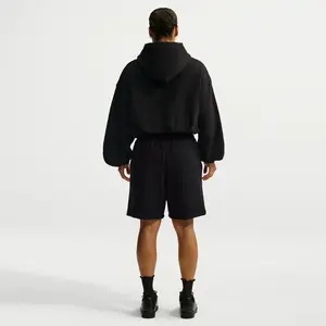 Nike Studio Fleece Medium Weight Oversized Cropped Hoodie