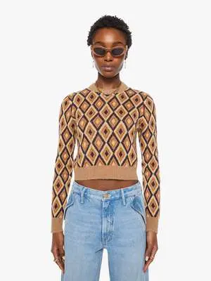 MOTHER The Crop Jumper Sweater - Multi