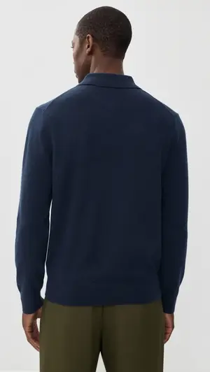 Burberry Carson Luxe Cashmere Polo Sweater
