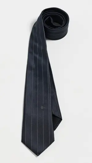 Burberry Pinstripe Silk Tie