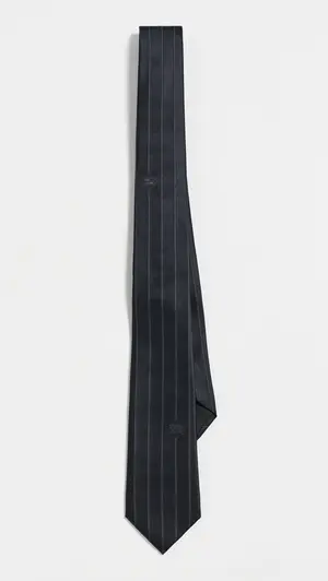 Burberry Pinstripe Silk Tie