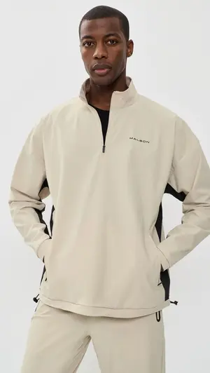 MALBON Performance Quarter Zip Shell Pullover
