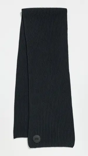 Canada Goose Cashmere Blend Rib Scarf