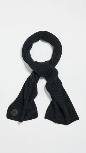 Canada Goose Cashmere Blend Rib Scarf