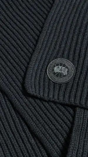 Canada Goose Cashmere Blend Rib Scarf