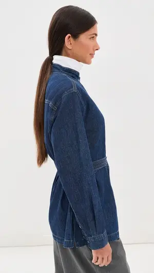 TWP Tamzin Denim Belted Top