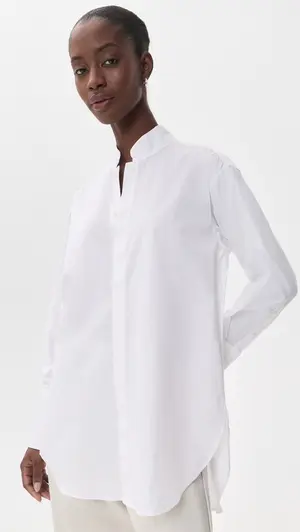 Comme Si Mandarin Collar Shirt