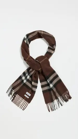 Burberry Giant Check Cashmere Scarf