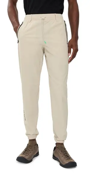 MALBON Performance Nylon Tech Pants - Tan