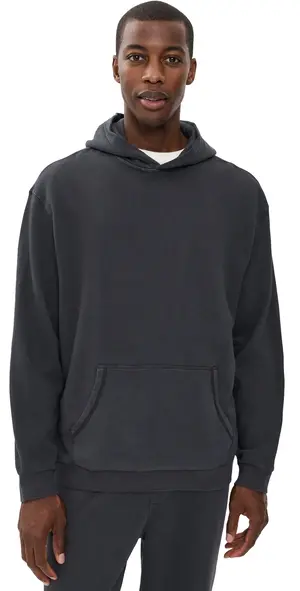 Marine Layer Relaxed Cloud 9 Fleece Hoodie - Black