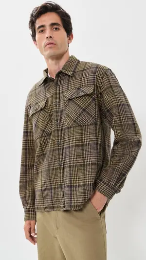 Barbour Millom Relaxed Houndstooth Shirt