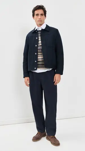 Barbour Yorklane Pleated Twill Trousers