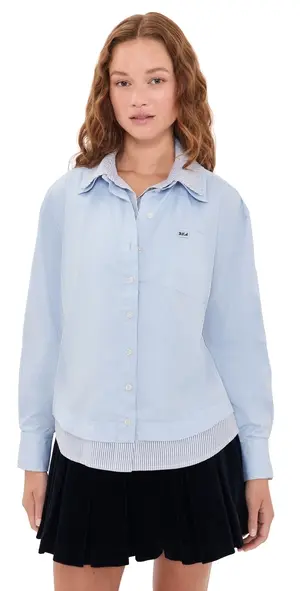 Sea Zayna Double Layered Button Down