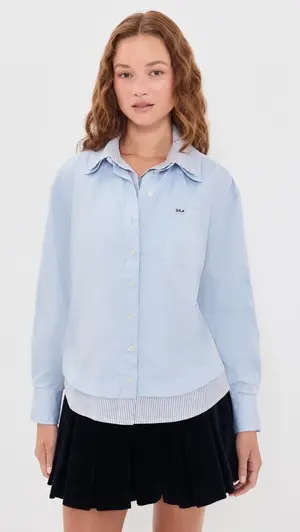 Sea Zayna Double Layered Button Down