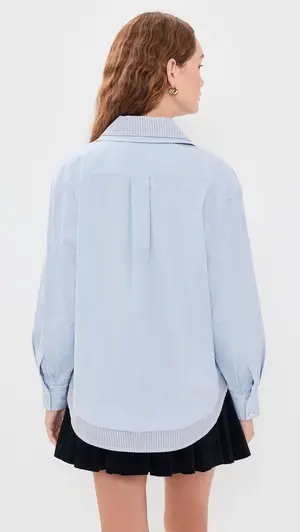 Sea Zayna Double Layered Button Down