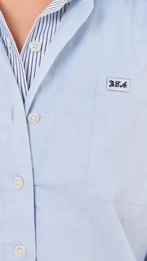 Sea Zayna Double Layered Button Down