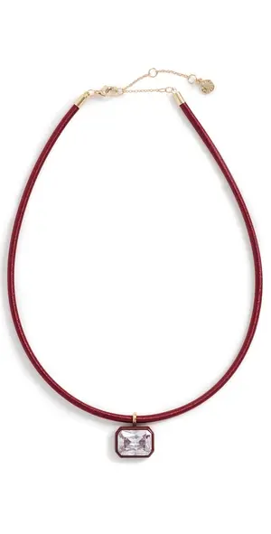 Baublebar Lindsey Crystal Collar Necklace - Red