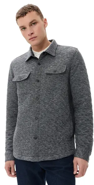 Faherty Brand Epic Quilted Cpo Jacket