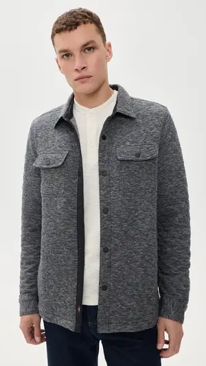Faherty Brand Epic Quilted Cpo Jacket