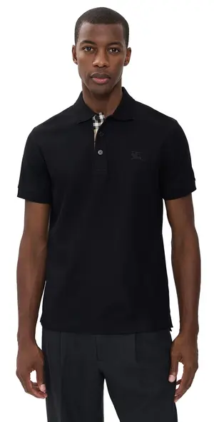 Burberry Eddie Ekd Polo - Black