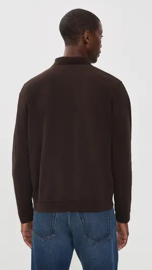 Citizens Of Humanity Long Sleeve Banded Polo Shirt