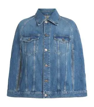 7 For All Mankind Denim Cape