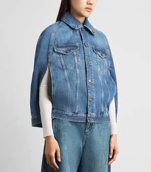7 For All Mankind Denim Cape