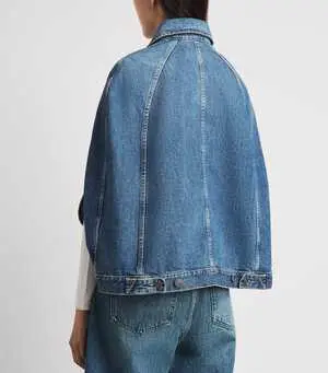 7 For All Mankind Denim Cape