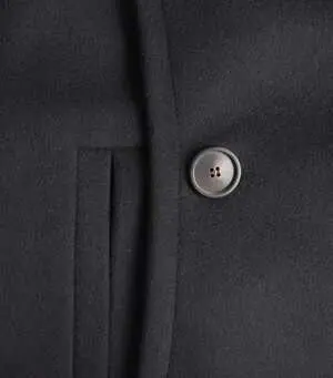7 For All Mankind Wool-blend Double-breasted Fitted Blazer