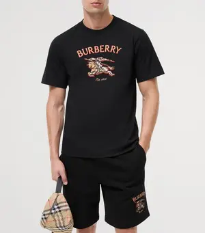 Burberry Cotton Appliqué T-shirt