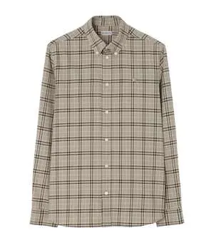 Burberry Cotton Check Shirt - Grey