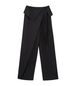 Loewe Wool-blend Draped Trousers