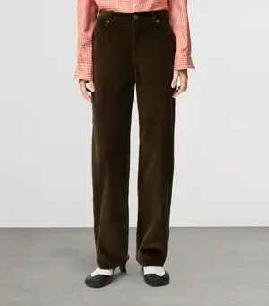 Loewe Corduroy Straight-leg Trousers