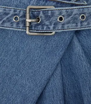 Loewe Draped Mid-rise Relaxed Jeans