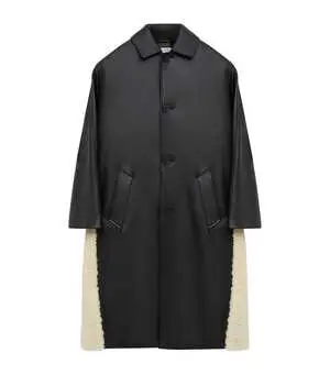 Loewe Nappa Lambskin Shearling-trim Coat