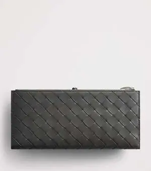 Bottega Veneta Large Leather Andiamo Bifold Wallet