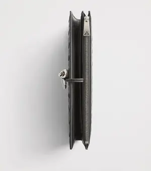 Bottega Veneta Large Leather Andiamo Bifold Wallet