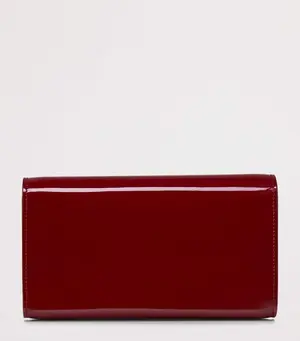 CHRISTIAN LOUBOUTIN Bettina Soft Patent Wallet-on-chain - Red