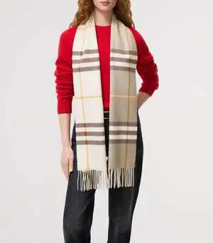 Burberry Cashmere Gradient Check Scarf