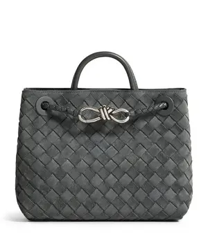 Bottega Veneta Small Suede Andiamo Top-handle Bag