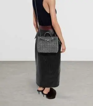 Bottega Veneta Small Suede Andiamo Top-handle Bag