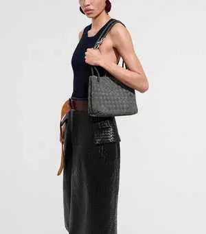 Bottega Veneta Small Suede Andiamo Top-handle Bag